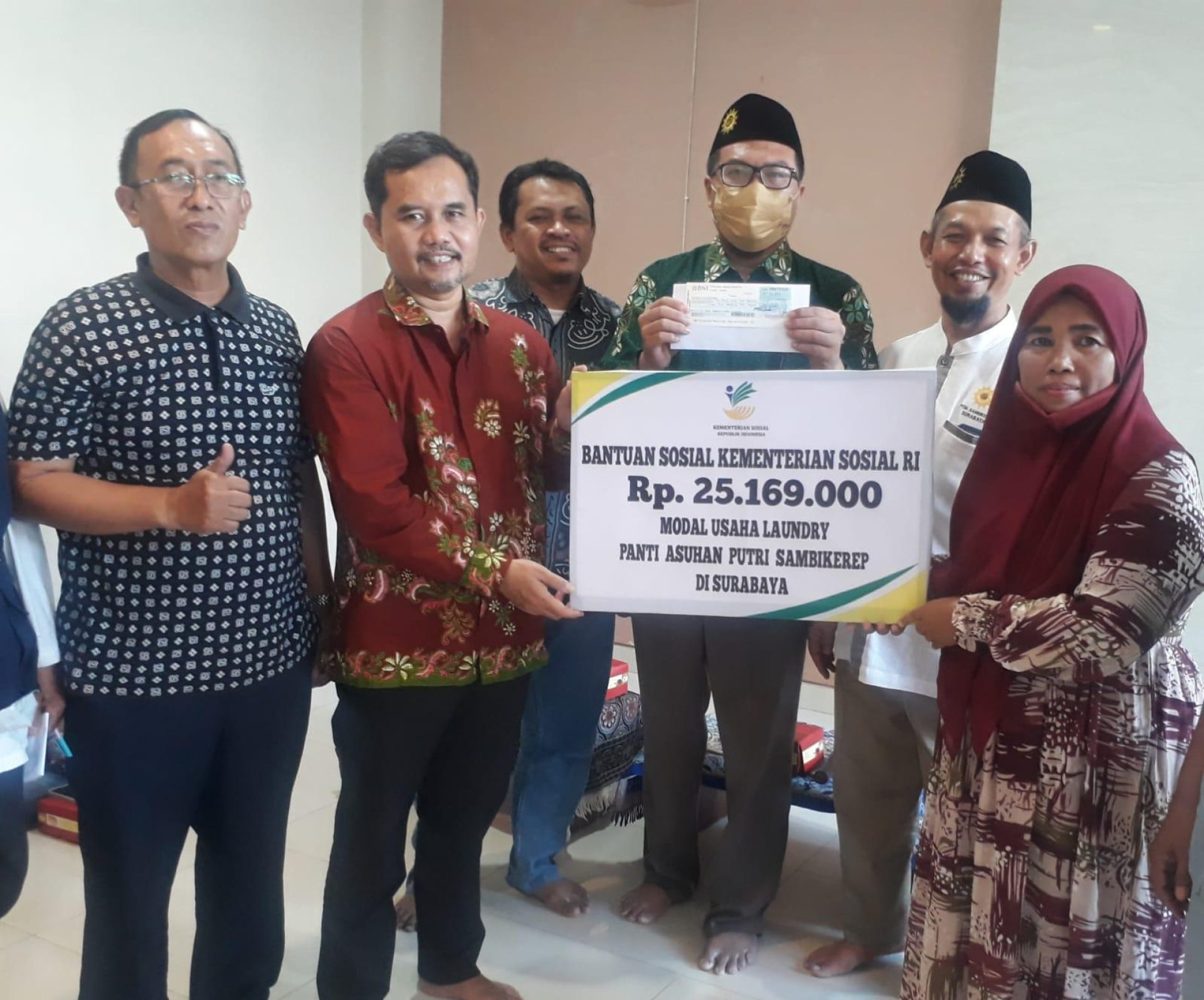 LKSA At Taqwa Sambikerep Terima Modal usaha dari Kementerian Sosial ...