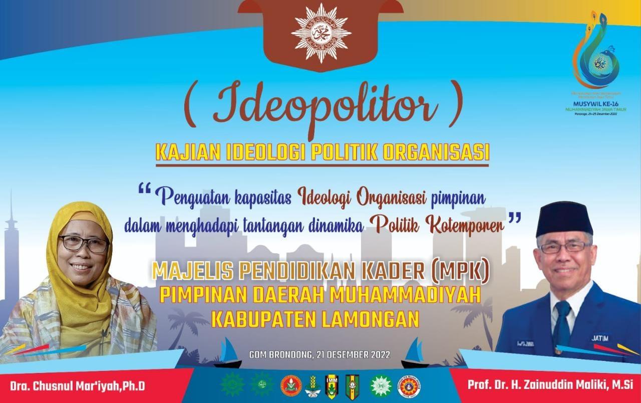 Siapkan Kader Melek Politik, Lamongan Gelar Kajian Ideopolitor - klikmu