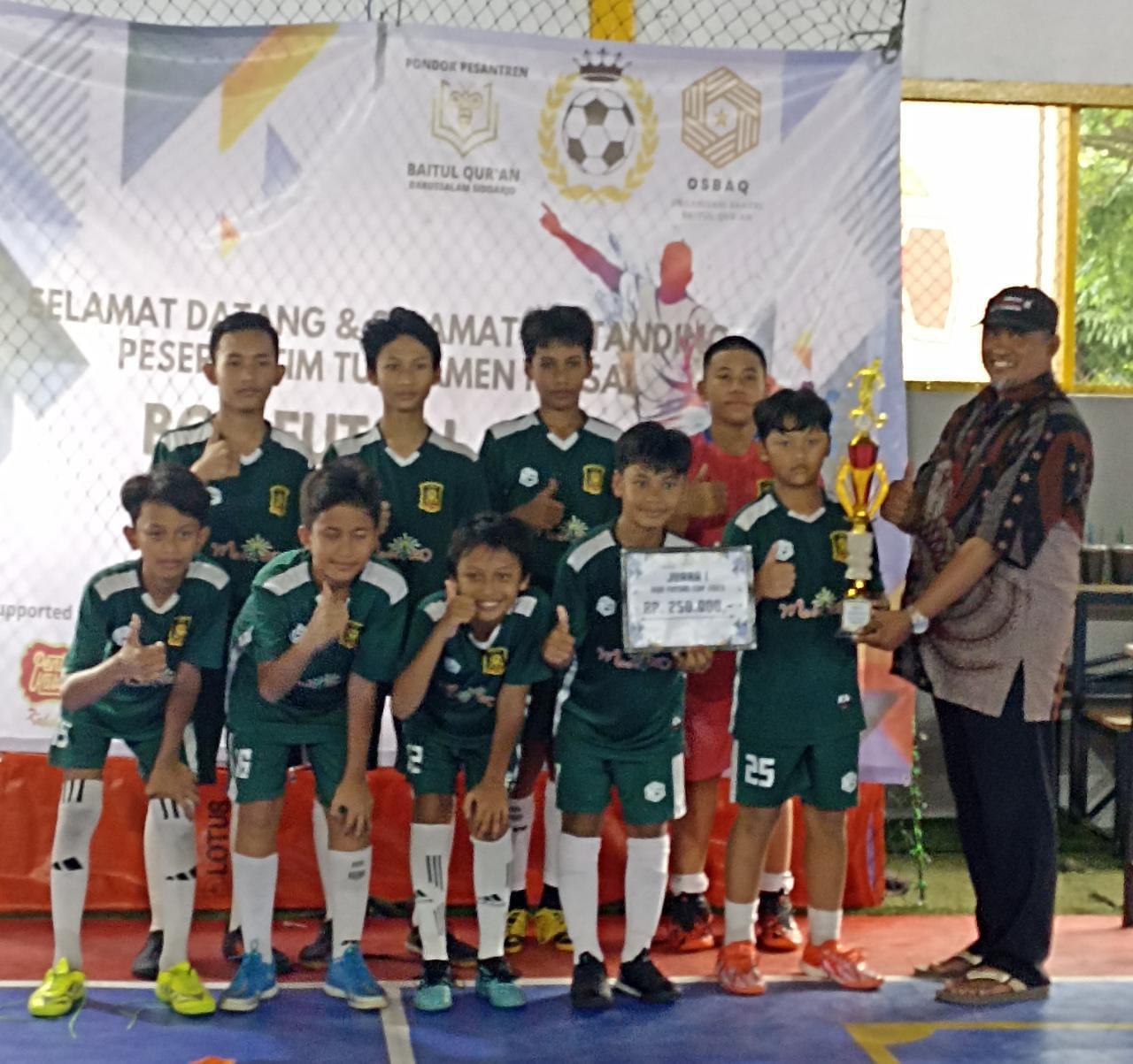 Tim Futsal Muhida Sabet Juara 1 BQD Cup 2023 - klikmu
