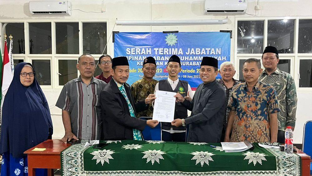 Sertijab Ketua PCM Kenjeran, Ini Pidato Iftitah Ali Fauzi - klikmu