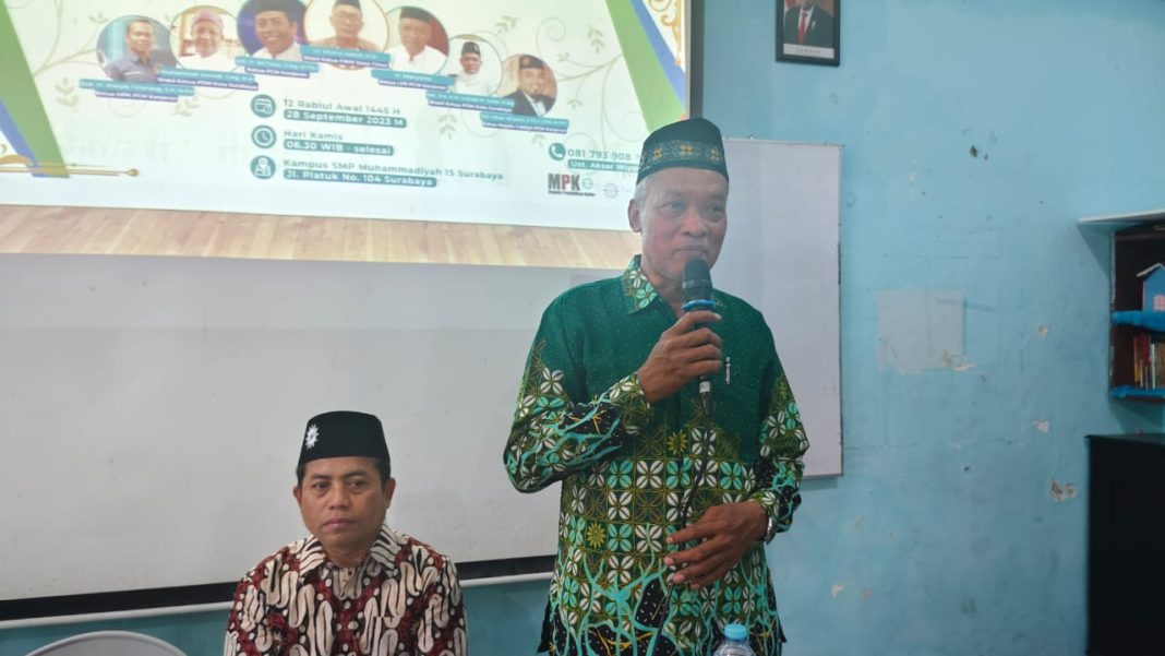 Wakil Ketua PWM dan PDM Isi Baitul Arqam PCM Kenjeran - klikmu