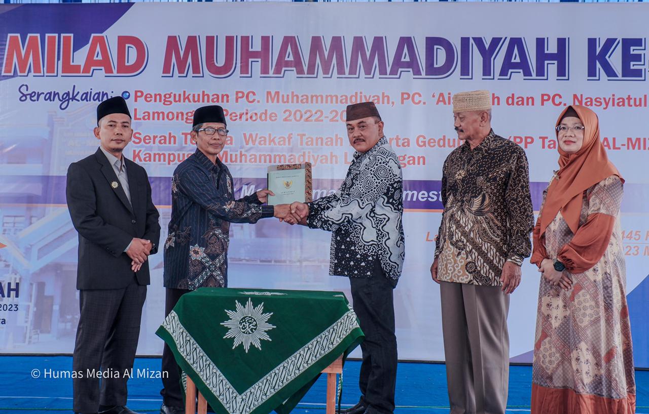 Haji Irfan Sholeh Wakafkan Tanah dan Bangunan untuk Pondok Tahfidz Al Mizan Kampus 4 - klikmu