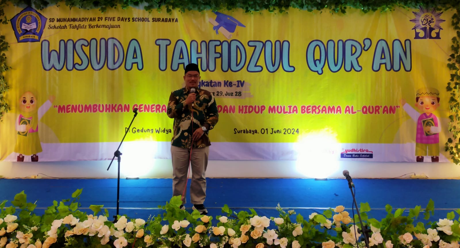 Wakil Ketua PDM Surabaya Puji Capaian Hafalan Siswa SD Mudalan - klikmu