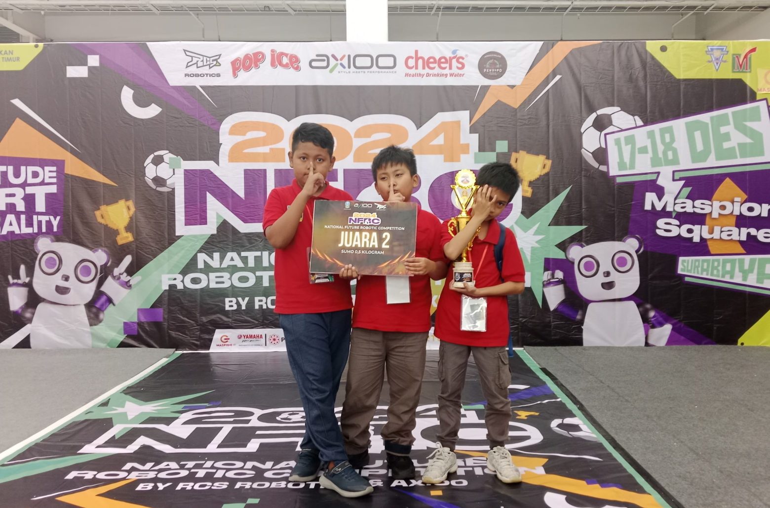 SD Muhammadiyah 18 Surabaya Juara 2 National Future Robotic Competition ...