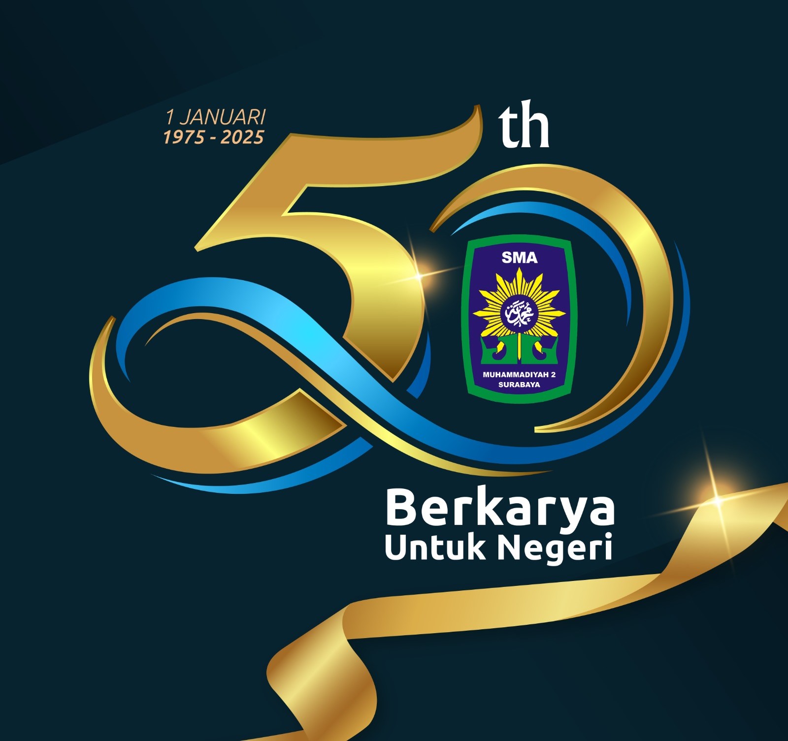 Masuki Usia Setengah Abad, Smamda Luncurkan Logo Keren dengan Filosofi ...