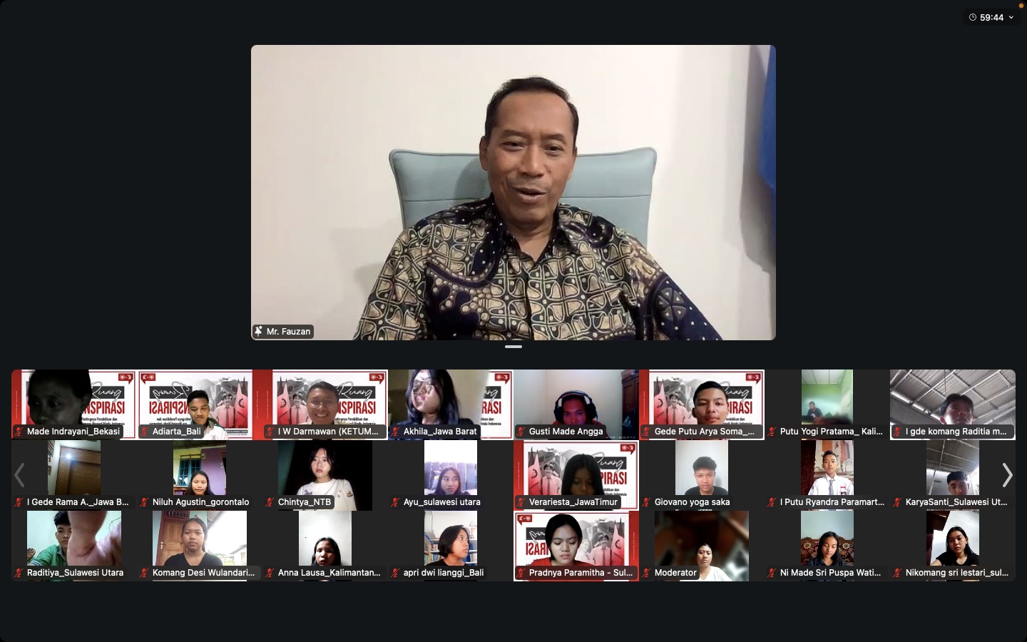 Pendidikan Tinggi Penting, Wamen Fauzan Dorong Siswa Hindu Lanjutkan Kuliah - klikmu