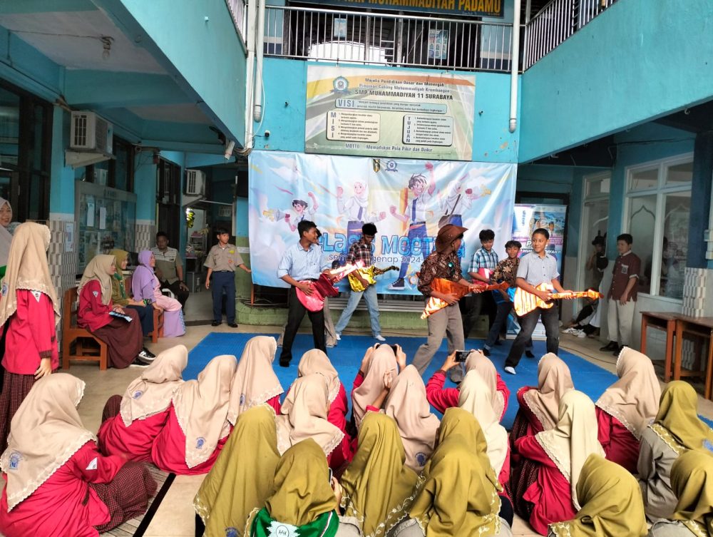 Aneka Lomba Bikin Seru Class Meeting SMP Muhammadiyah 11 Surabaya - klikmu